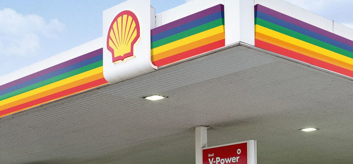 Shell geeft tankstations regenboogkleuren tijdens Pride Week